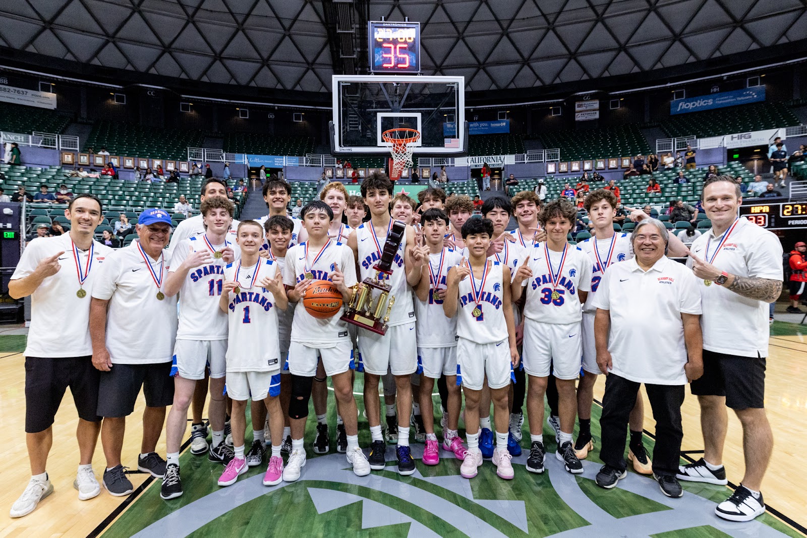 Seabury Hall clinches boys basketball state championship powered by ...